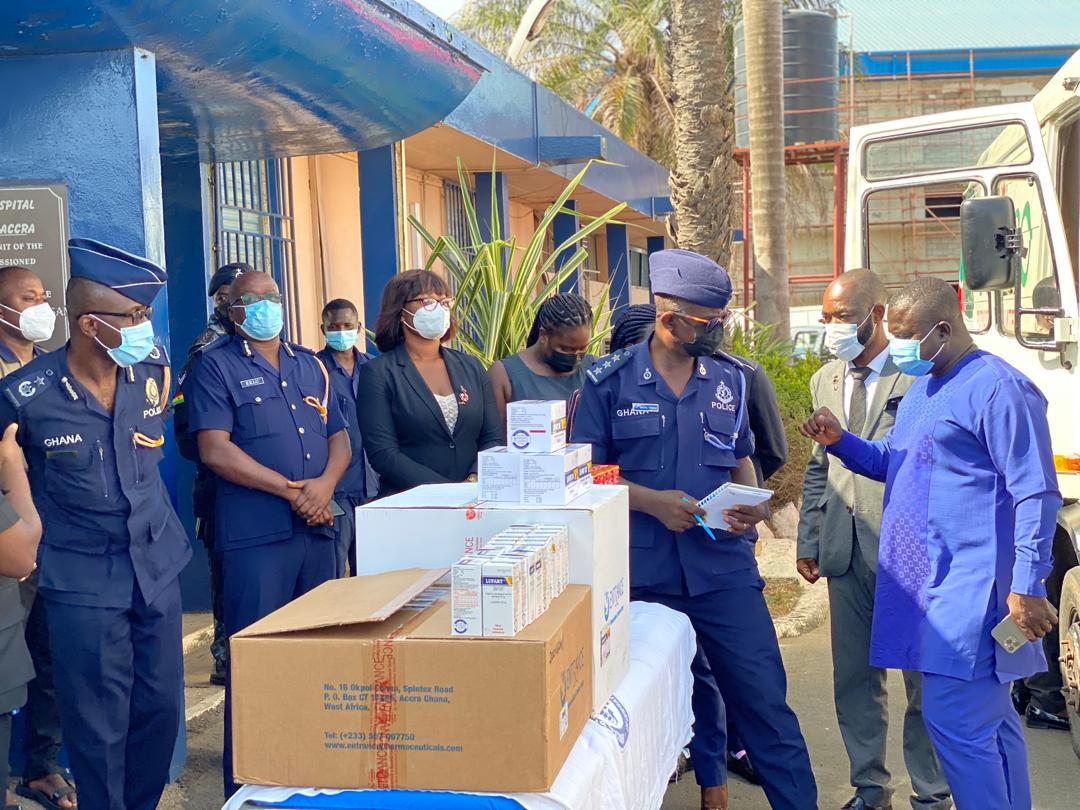 Police Hospital gets massive donation from Tobinco - MyJoyOnline.com