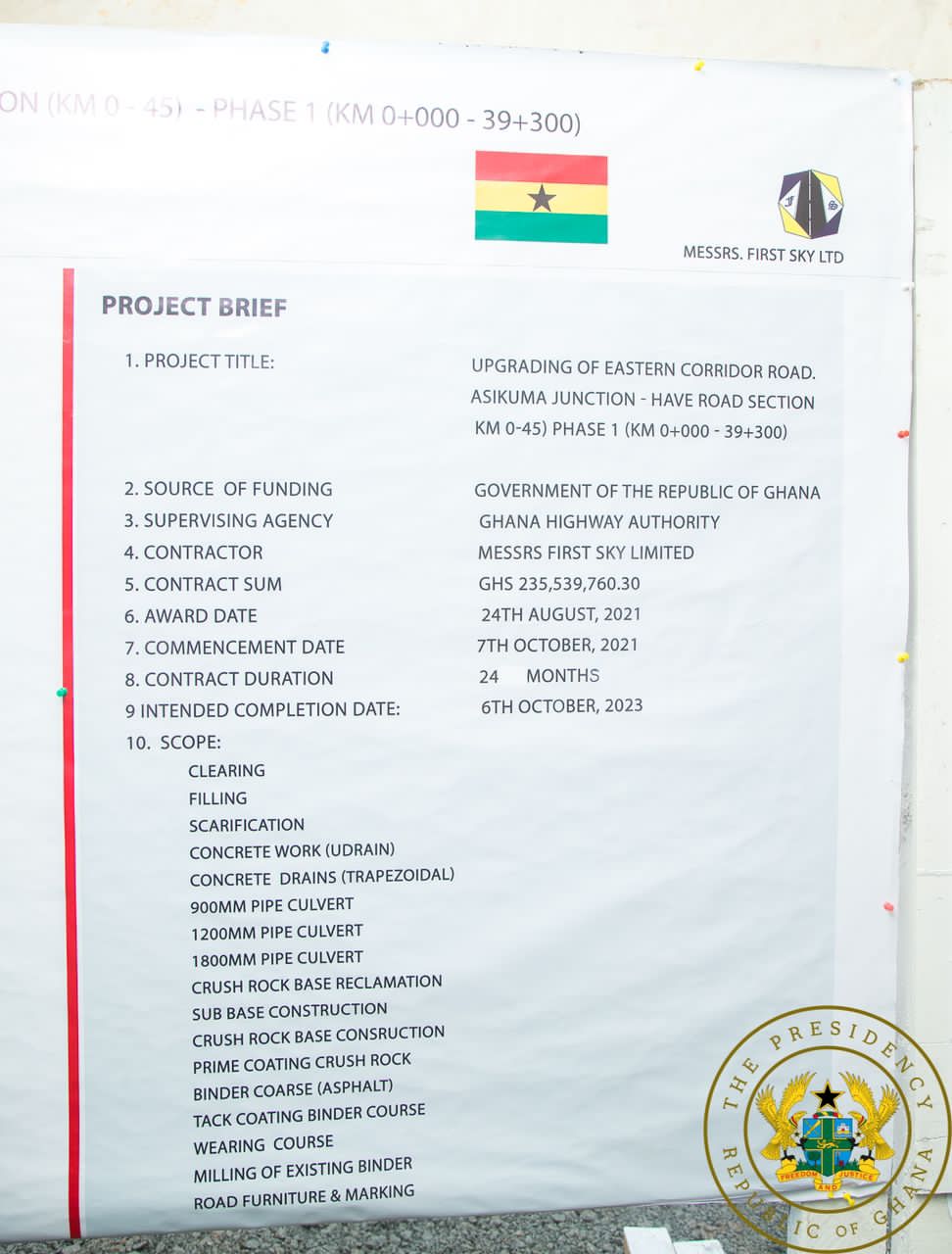 Eastern Corridor: 45km Asikuma-Have road to be completed in September ...