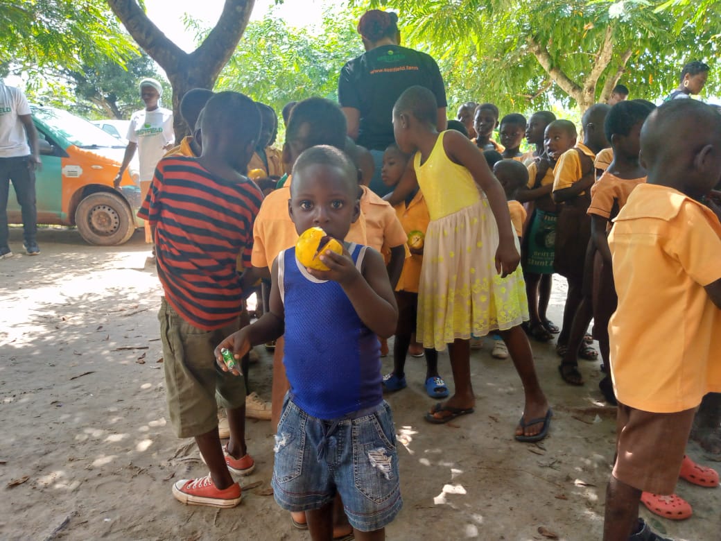 ‘One student, one orange’ programme for pupils in Achiase, Birim South ...
