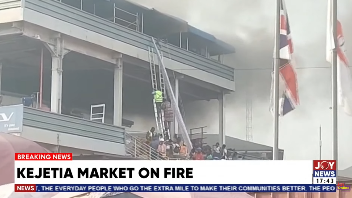 Kejetia Market on fire - MyJoyOnline.com
