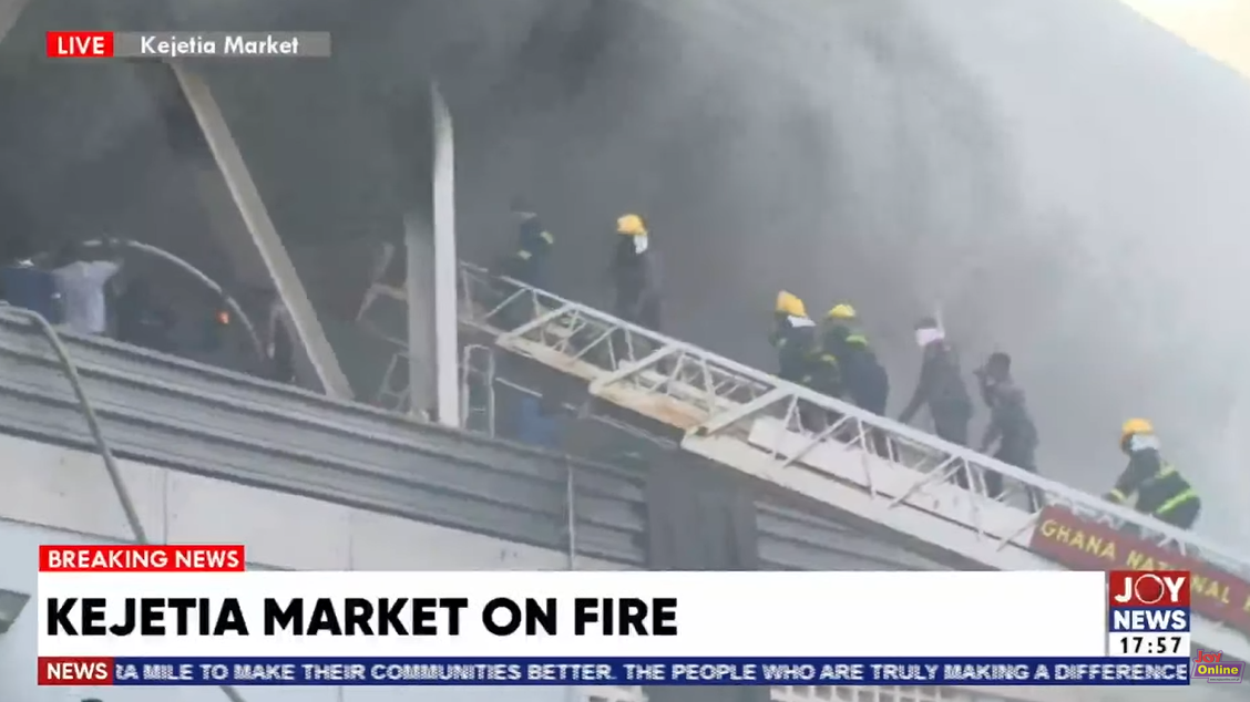 Kejetia Market on fire - MyJoyOnline.com