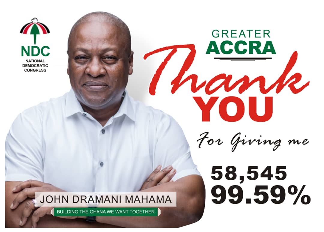Mahama's campaign team in Greater Accra Region grateful to delegates ...